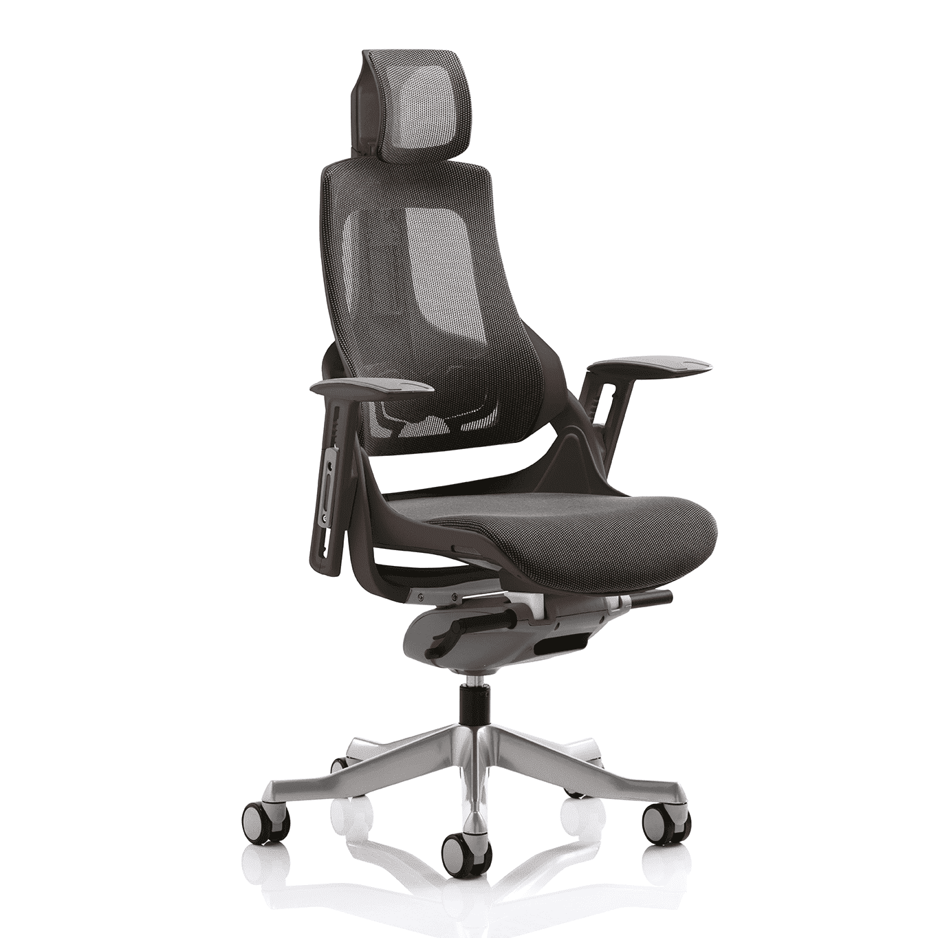 Razz Executive Chair with Black Shell | High Back, Tilt Mechanism, Alu ...